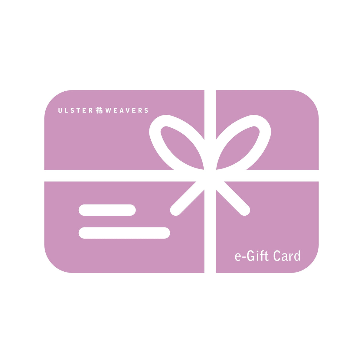 Ulster Weavers e-Gift Card | Gift Vouchers | Gifts for Her | Gifts for Him